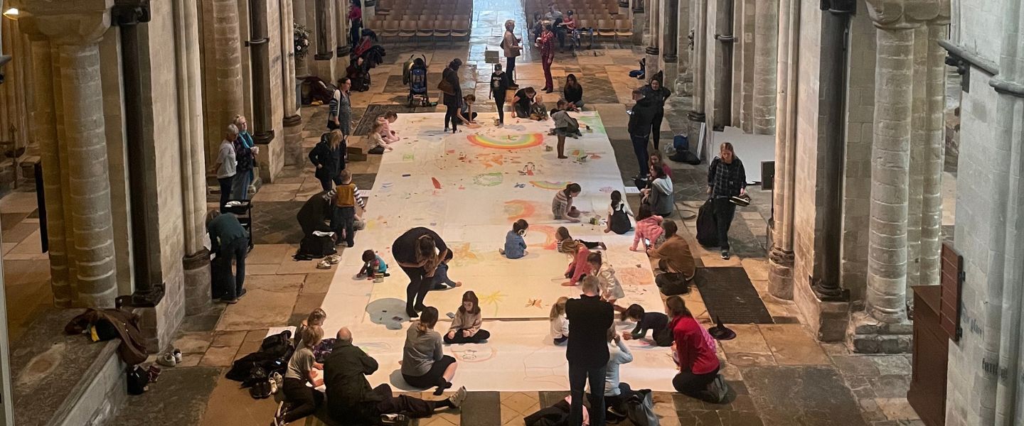 Chichester Cathedral invites families to create a monumental drawing ...